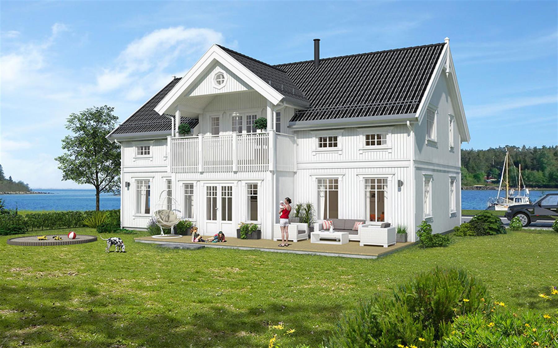 Bygge nytt - herskapelig hus Trollfjord